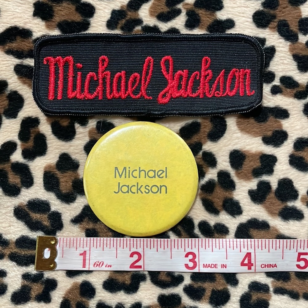 Michael Jackson Vintage Embroider Clothing Patch Butt… - Gem